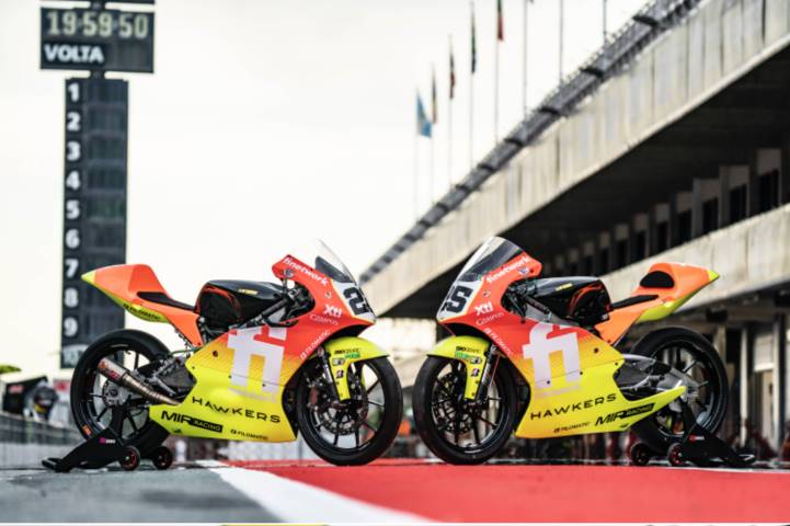 El Finetwork Hawkers MIR Junior Team se viste de España en la carrera ...