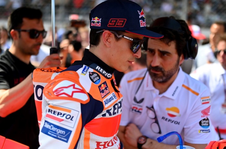 Marc Márquez se explica: "Ni siquiera quise adelantar a Martín, pido ...