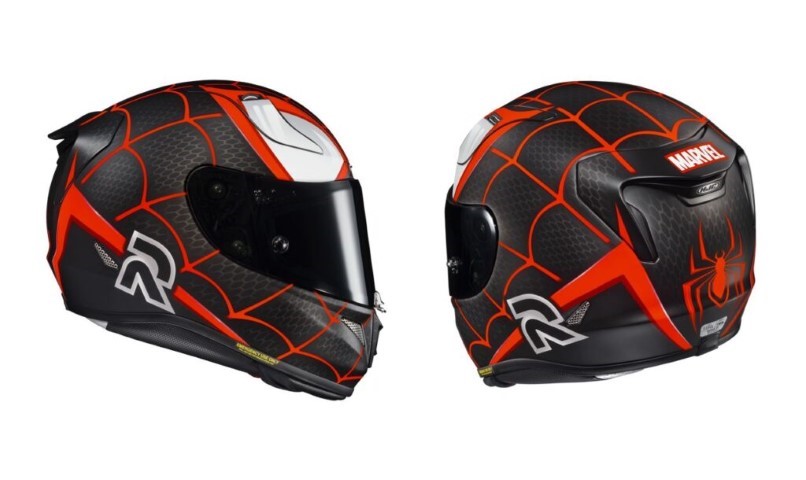 HJC presenta la nueva gráfica de casco de Miles Morales Spider-Man ...