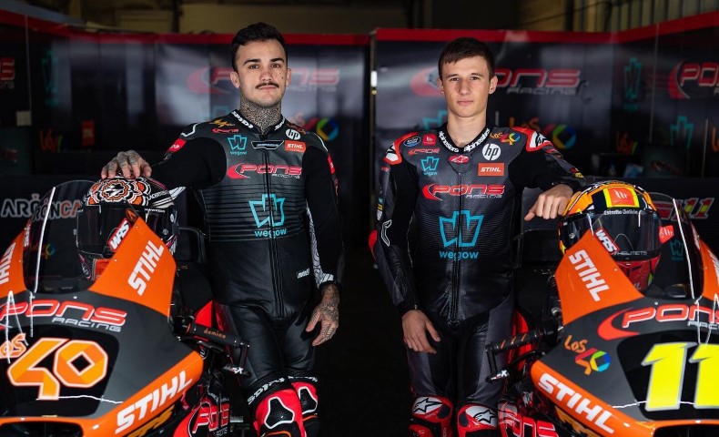 OFICIAL. El Pons Racing se despide del Mundial de Moto2 | MOTOSAN