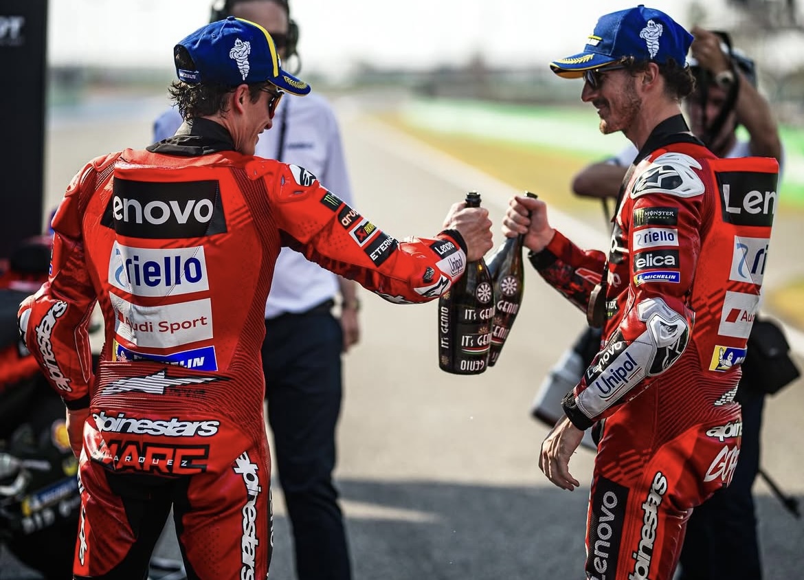 Tardozzi: "Sería fácil decir que Bagnaia está nervioso porque Marc Márquez va rápido, pero no es ...